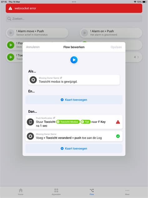 Notifications Intermittent Failing Websocket Error Questions Help Homey Community Forum