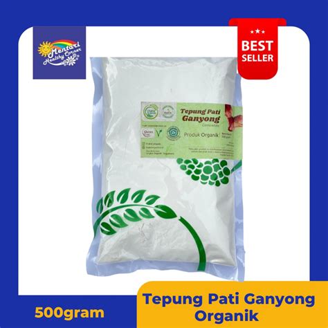Jual Tepung Pati Ganyong Lingkar Organik 500gr Shopee Indonesia