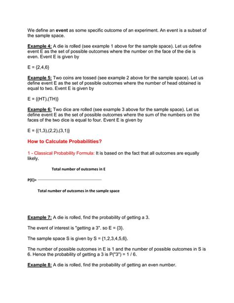 Note 1 Probability Pdf