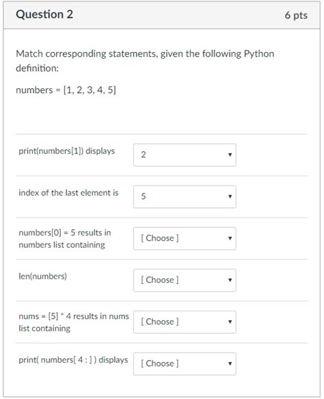 Solved Question 4 7 Pts Assume A List Object Called MyList Chegg