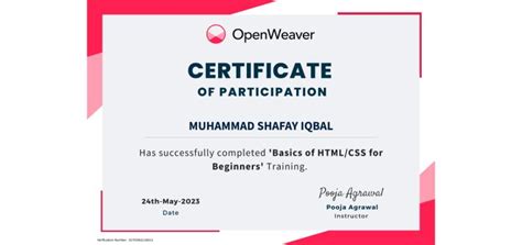 shafay iqbal on linkedin basics of html css for beginners online bootcamp open weaver inc