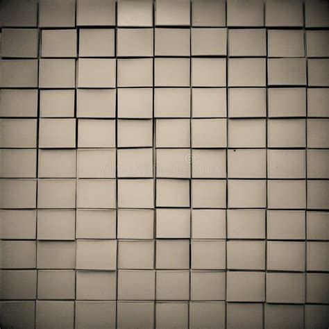 Background With Squares A Wall With Many Squares Of Different Sizes Stock Illustration