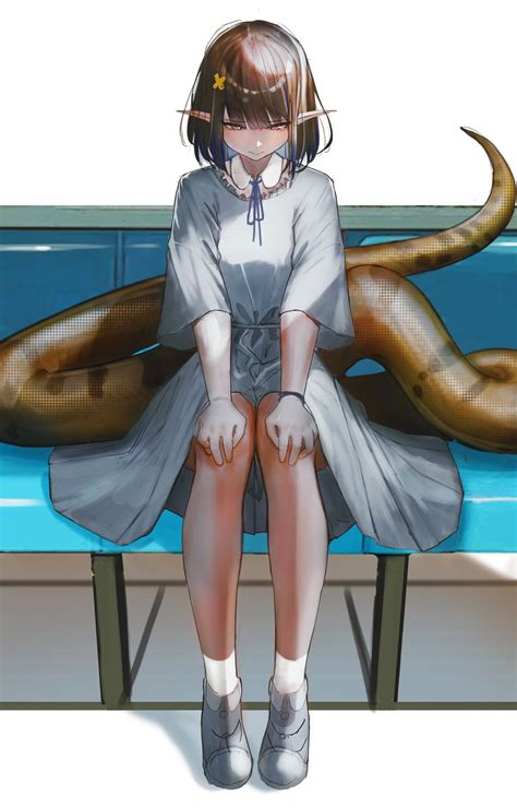 Eunectes Arknights Drawn By Ganetp Danbooru