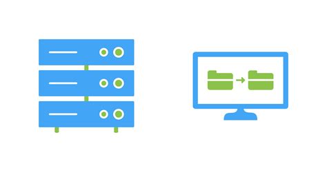 Server Network And File Sharing Icon 32770231 Vector Art At Vecteezy