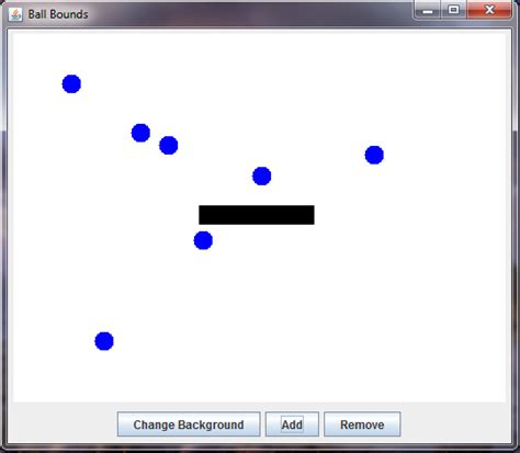 Bouncing Ball With Collision Detection In Java Praveenmax