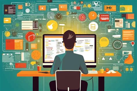 Web Development And Coding Premium Ai Generated Image