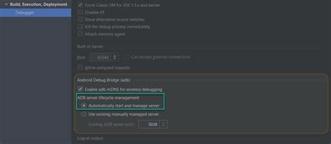 Android Adb Daemon Doesn T Start Automatically Stack Overflow
