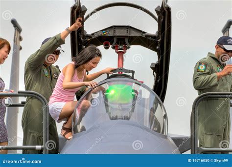 Getting Up Close With F 15 Static Display Editorial Image Image Of