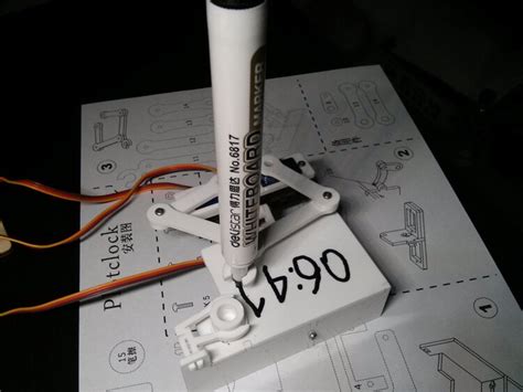 Plotclock Clock Manipulator With Servos Open Source Arduino Writing And