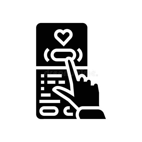 Visual Feedback Ux Ui Design Glyph Icon Vector Illustration Stock Vector Illustration Of