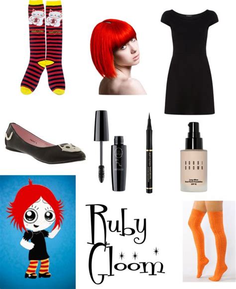 Ruby Gloom Halloween Costume By I Kissed A Zombie Liked On Polyvore Ruby Gloom Happy Girls