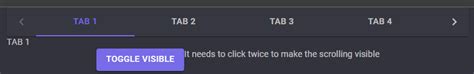 When A Mudtabs Is Rendered In A Div Wich Have Display None When It