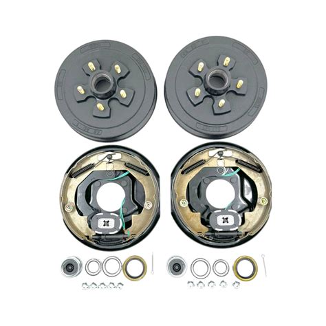 3500 Lb Trailer Brake Drum Kit With Electric Brake Assembly Kit Set Of