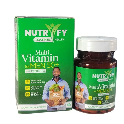 Nutrify Multivitamin For Men 50 30 Tablets From A To Z