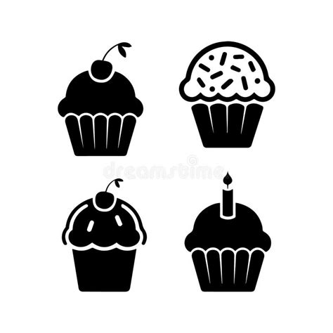 Cupcake With Frosting Is A Delightful Design Featuring A Classic