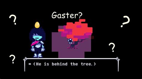 Deltarune Secret Area Who Is Behind The Tree And We Got An Egg