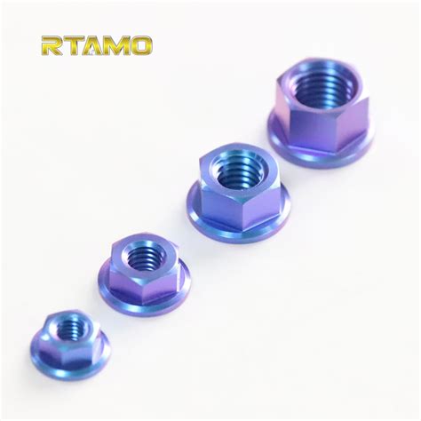 Titanium Flanged Nuts M12 M14 M16 M18 M25 Nut Scre Grandado
