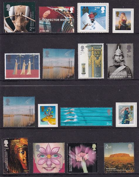 2nd Class Stamps Mixed Designs With Lick And Stick Andor Self Adhesive