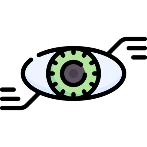Bionic Eye Special Lineal Color Icon