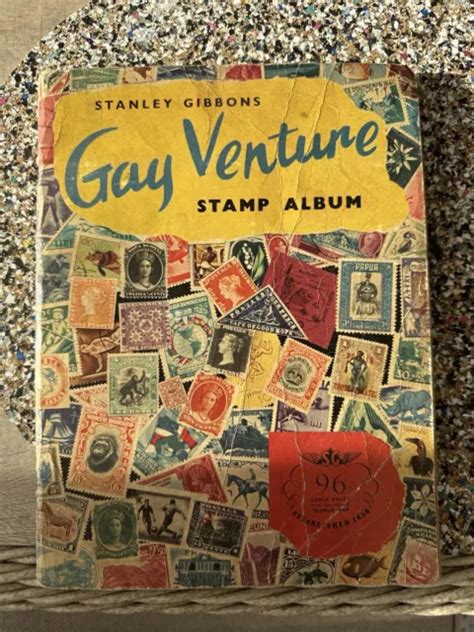 Vintage Gay Venture Stamp Album Complete With Lots And Lots Of Stamps £