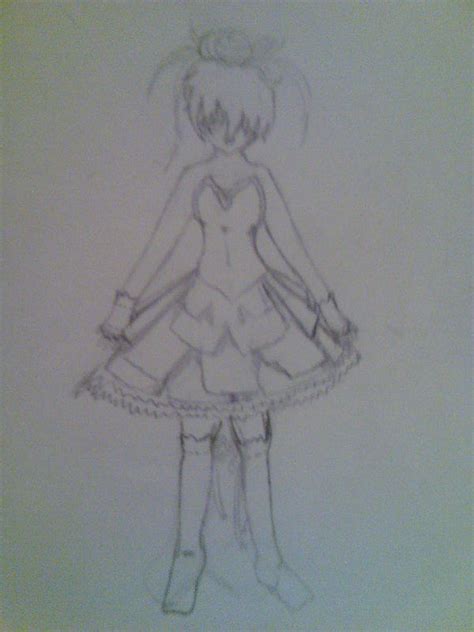 Old Anime Girl In Dress By Meowkittyomnom On Deviantart