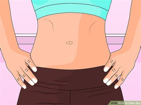 How To Fake Abs With Pictures Wikihow