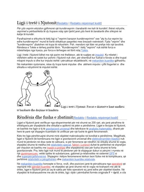 Ligji I Tretë I Njutonit Pdf