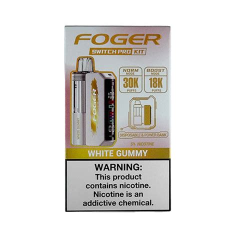 Foger Switch Pro White Gummy Disposable 1499 Vprsts