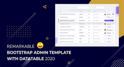 15 Bootstrap Admin Template With Datatable 15 Bootstrap Admin Template With Datatable