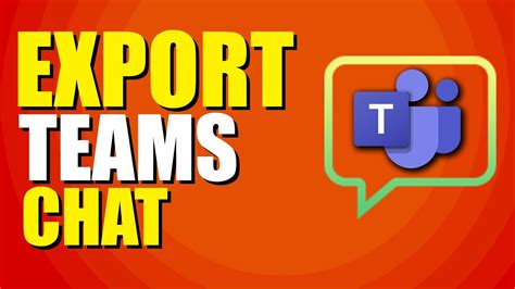 How To Export Teams Chat Conversation Step By Step Method YouTube