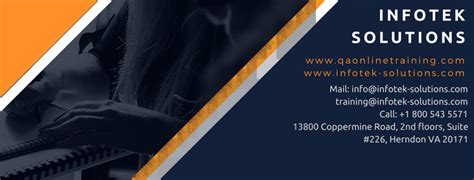 Learn Manual Testing At Qa Online Training Infotek Solutions Inc Posted On The Topic Linkedin