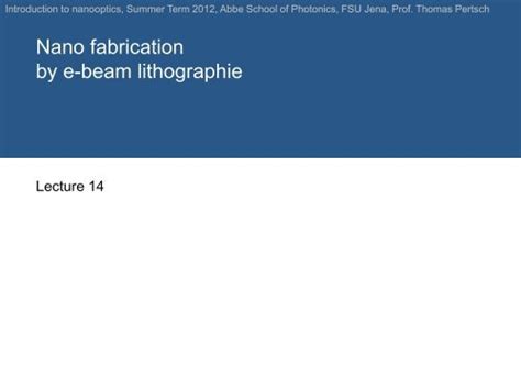 Variable Shaped Beam