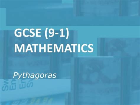 Gcse Mathematics 9 1 Pythagoras Worksheets Teaching Resources