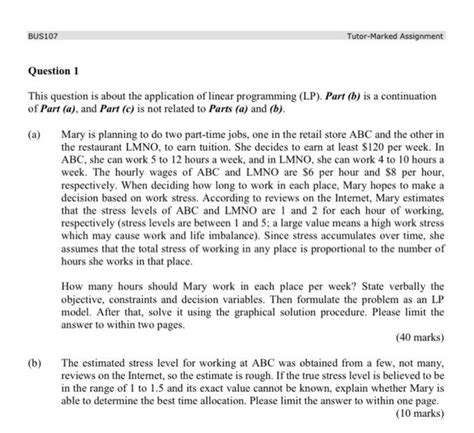 Solved This Question Is About The Application Of Linear Chegg Com