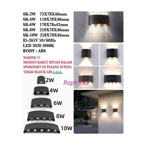 Jual Lampu Dinding Taman Outdoor Arah Watt Arah Watt Minimalis Watt Mata Jakarta