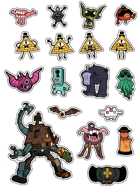Isometric Map Gravity Falls Monster Note 7 Images Behance