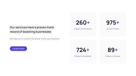 Best 13 Stats Sections Tailwind Css Artofit