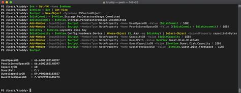 Powercli Disk Space Utilization Vsphere Object Powercli Disk Space Utilization Vsphere Object