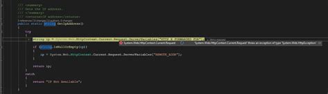 c asp mvc 5 is there anyway to get the client ip in the global asax file stack overflow