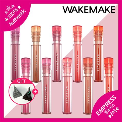 [wakemake] Water Blurring Fixing Lip Tint 3 8g Shopee Singapore