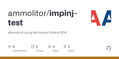 Github Ammolitorimpinj Test Attempt Of Using The Impinj Octane Sdk
