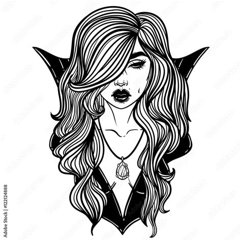 Halloween Vampire Clipart Girl