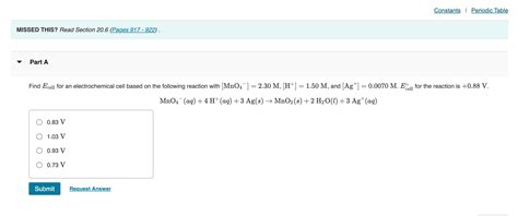Solved Constants Periodic Table MISSED THIS Read Section Chegg Com
