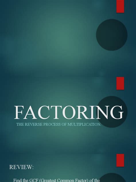 Factoring Common Monomial Factor Pdf Polynomial Multiplication