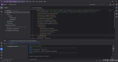 基于maven搭建spring框架，百分百解决pomxml依赖导入失败，并演示spring框架简单用法pom 引入spring Framework Csdn博客