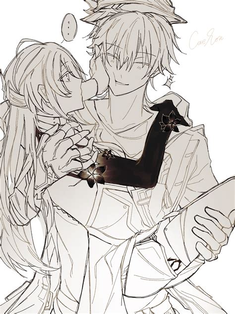 Trailblazer Acheron And Caelus Honkai And More Drawn By Fujiveter Danbooru