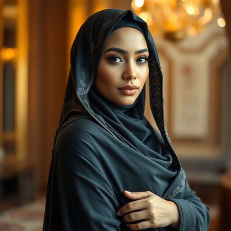 Modern Elegance Arab Hijab Stepmom