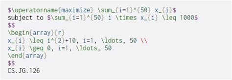 Solved Operatorname Maximize Sum I1 50 X I