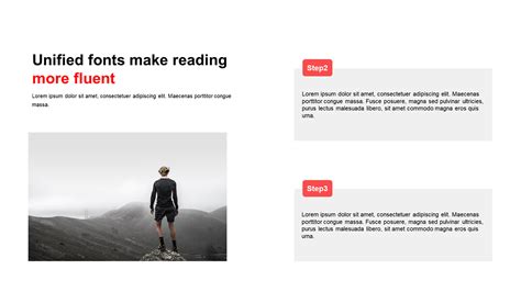 单色扁平ppt列表 Islide