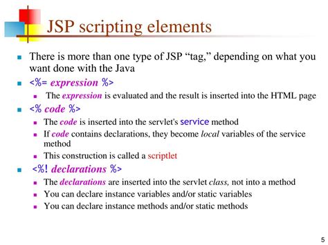 ppt jsp powerpoint presentation free download id 693435